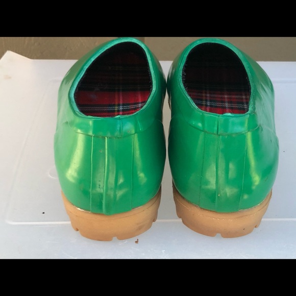 mid wedt | Shoes | Mid West Green Slip On Clogs Rubber Water Shoes ...